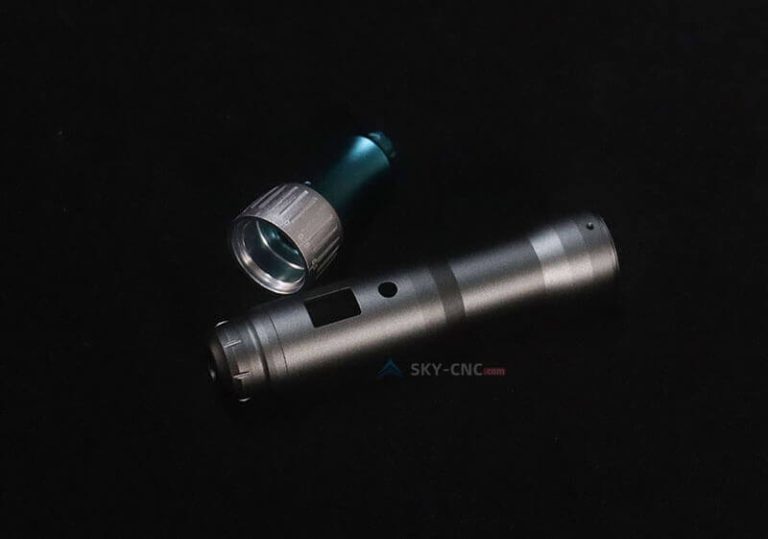 Flashlight Aluminum Housing CNC Machining _ SKY-CNC